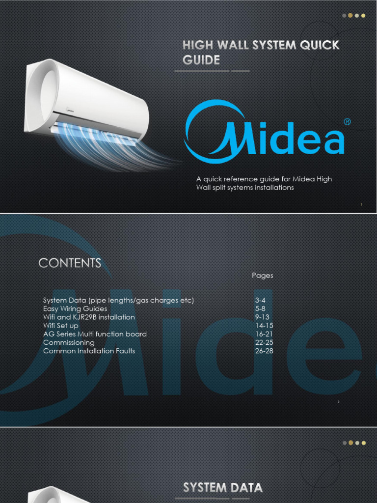 Midea Air Conditioner Wiring Guide | PDF | Electrical Wiring | Printed ...