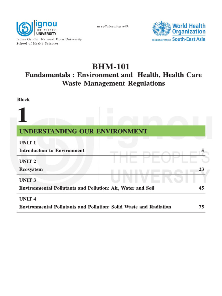 Block - 1 | PDF