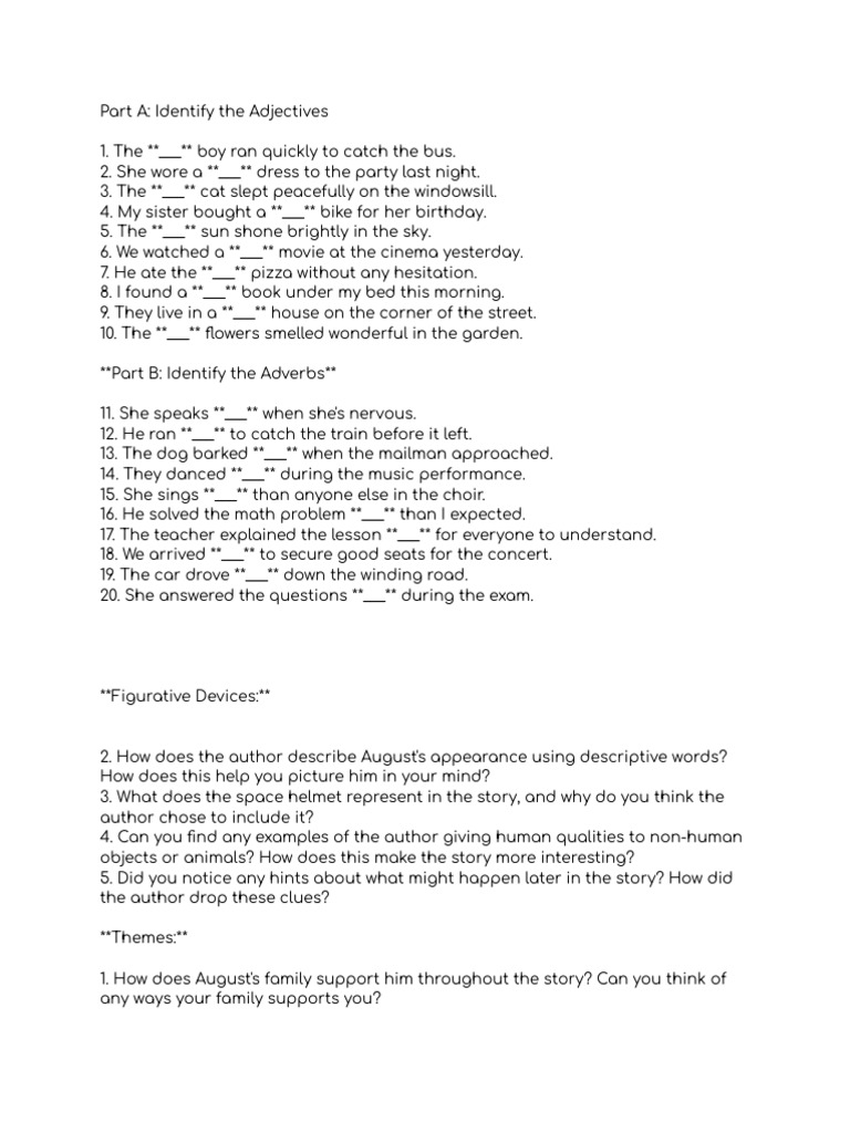 Grade 6 - English Worksheet | PDF | Empathy | Bullying