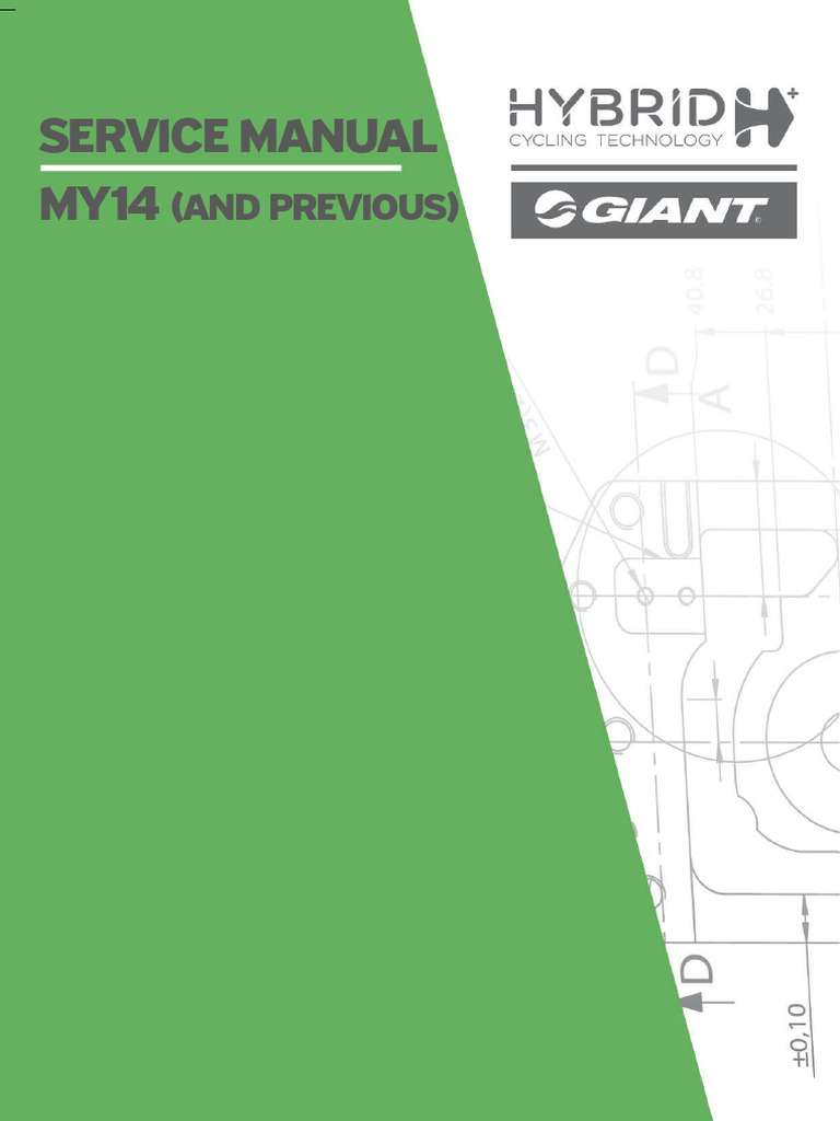 Giant Service Manual 2014 | PDF | Electrical Connector | Screw