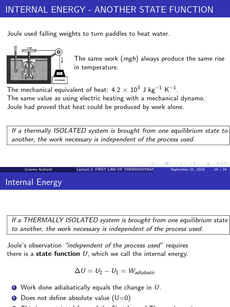 First Law of Thermodynamic | PDF | Heat | Thermodynamics First Law of Thermodynamic | PDF | Heat | Thermodynamics