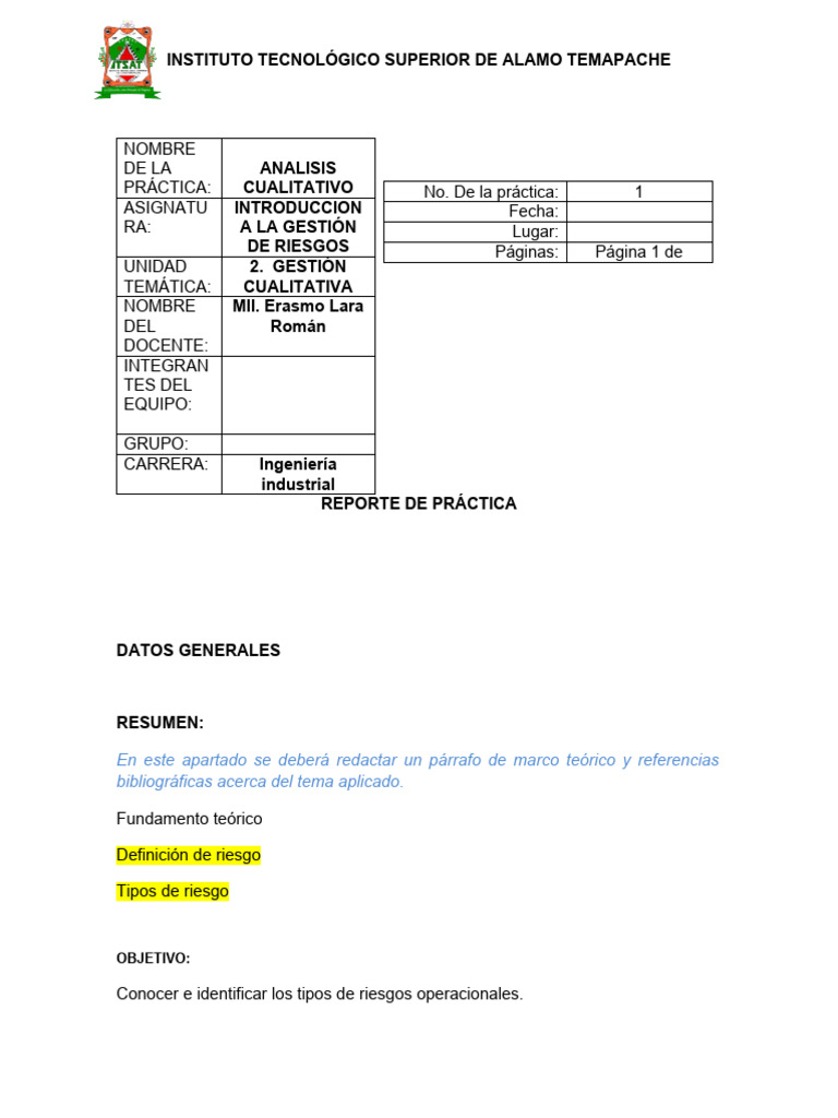 Practica U2 | PDF | Evaluación