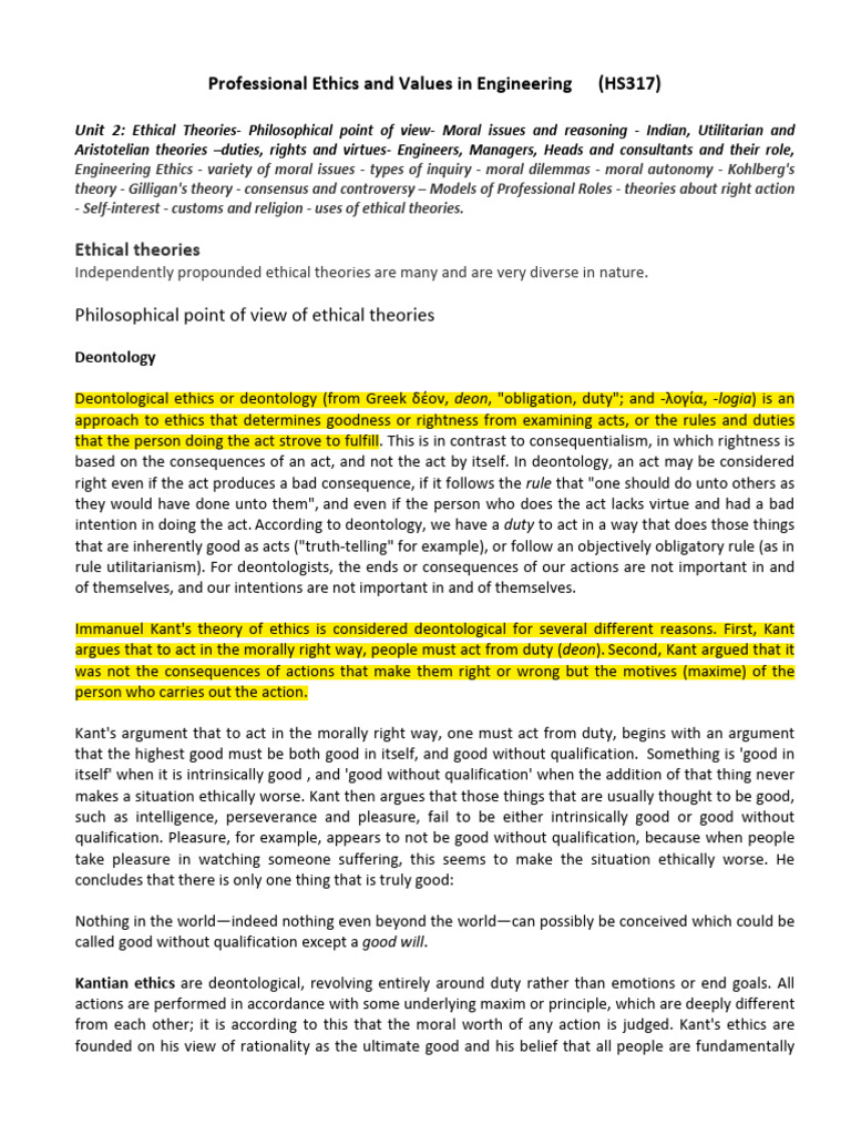 Engineering Ethics-29-40 | PDF | Morality | Immanuel Kant