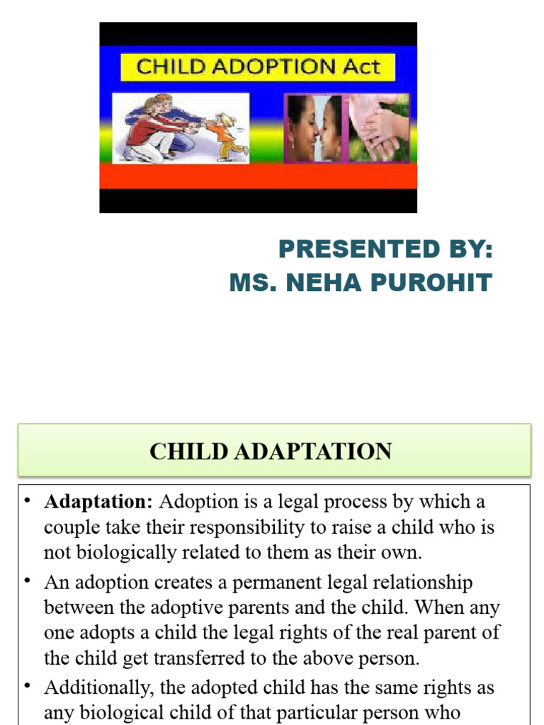 Adoption Process and Legal Aspects | PDF | Adoption | Parent