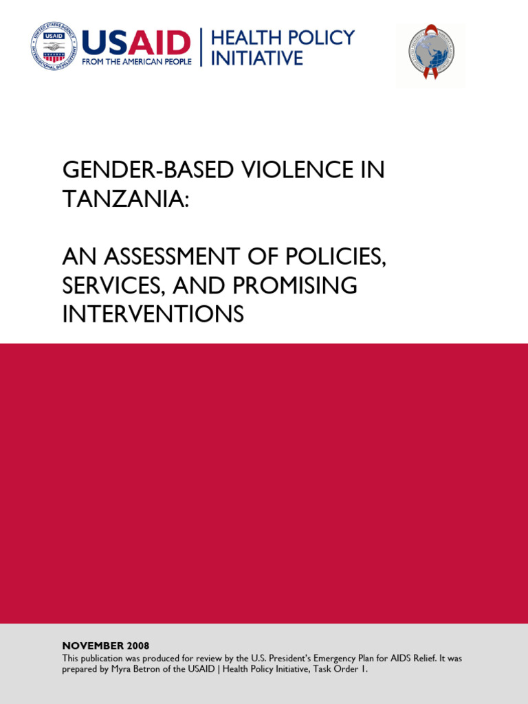 666 1 Tanzania GBV Assessment FINAL | PDF | Childbirth | Violence ...