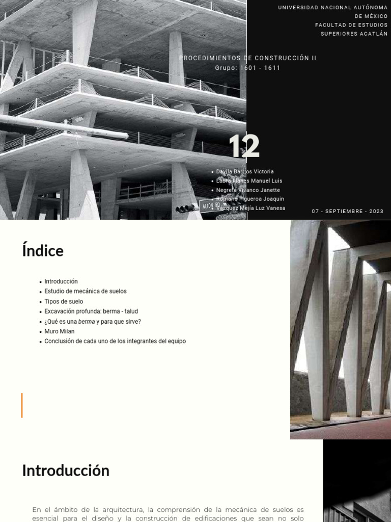 Trabajos procedimientos de construcción II_compressed | PDF | Fundación profunda | Fundación ...