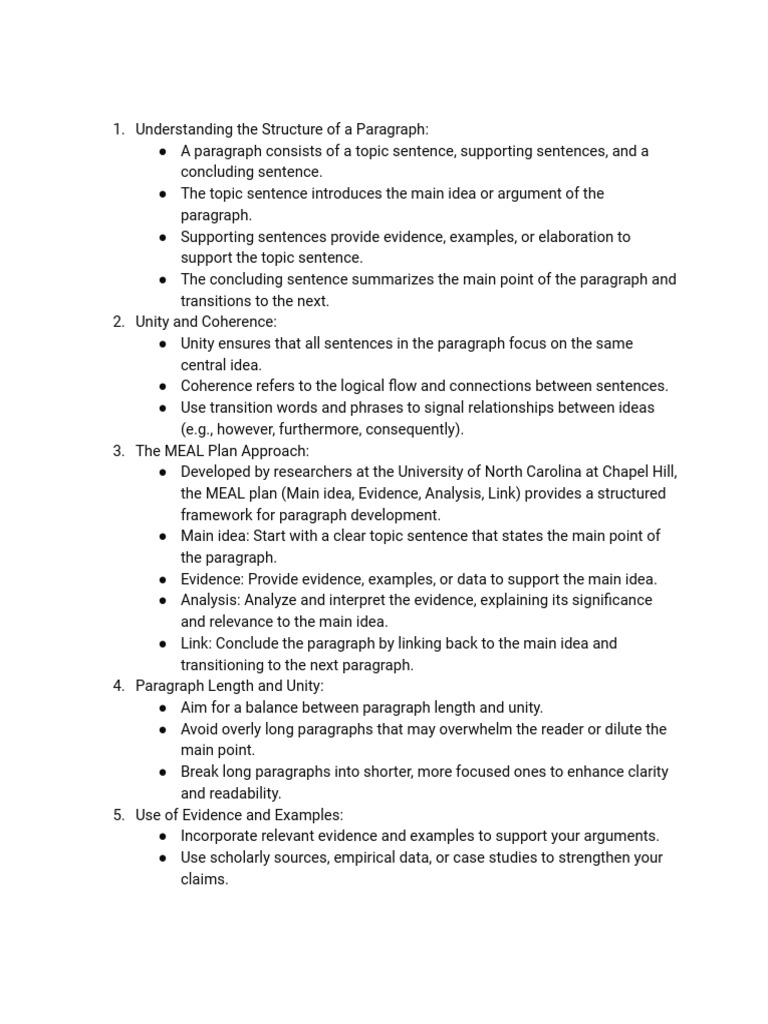 paragraph writing | PDF | Paragraph | Critical Thinking