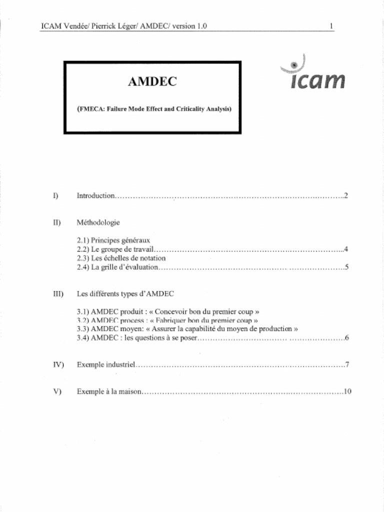 Annexe 5-AMDEC | PDF