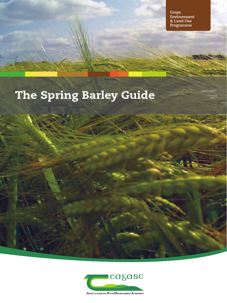 Spring Barley Management Guide | PDF | Agriculture | Tillage
