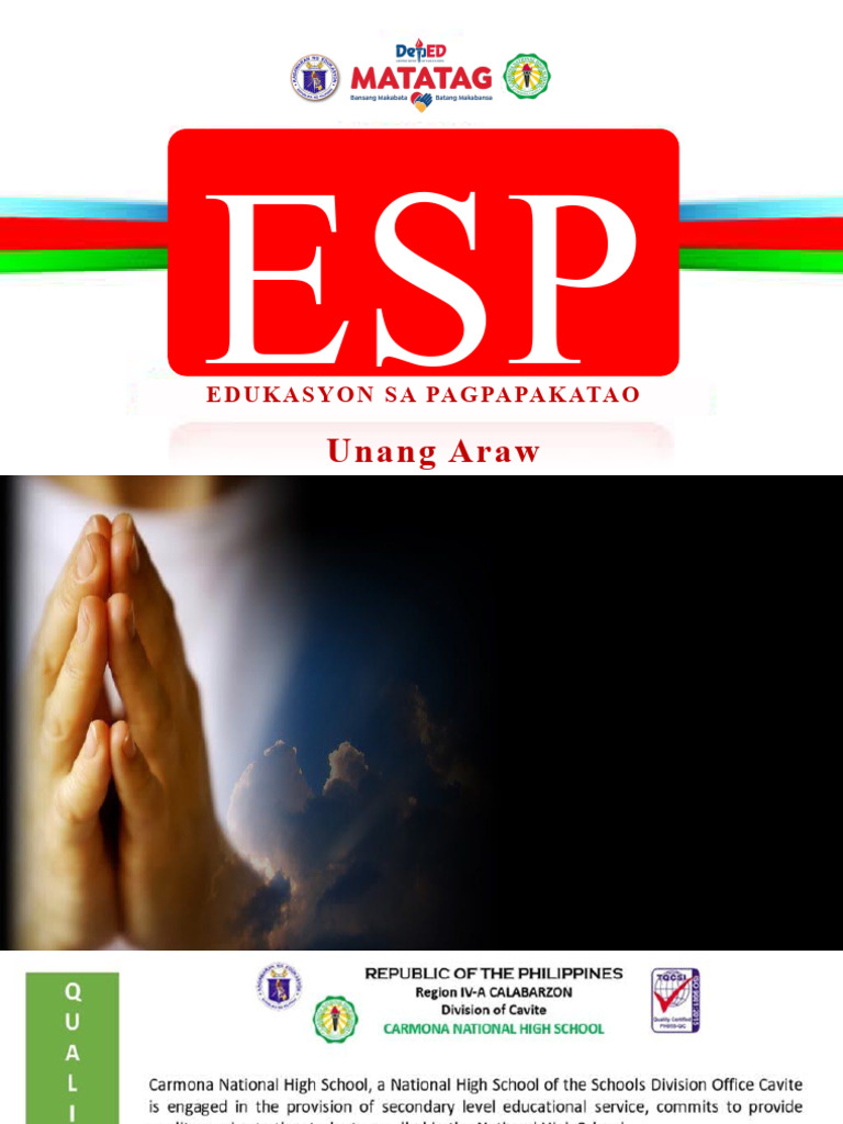 4thQ Week1 Day 1 | PDF