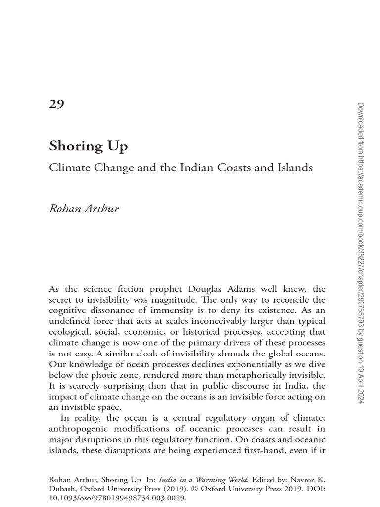 Oso 9780199498734 Chapter 29 | PDF | Coast | Coral Reef