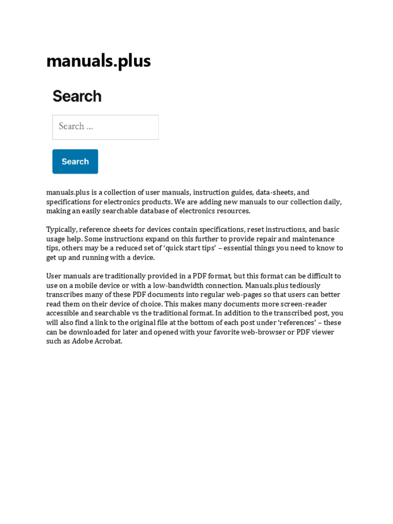 Manual | PDF | Computers