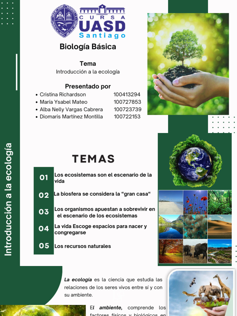 Introduccion A La Ecologia | PDF | Ecosistema | Biodiversidad