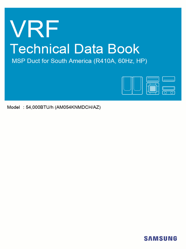 (TDB) VRF Idu MSP Duct For South America (R410a, 60hz, HP) - Ver.1.2 ...