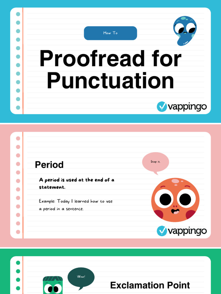 Punctuation Guide For Kids | Download Free PDF | Punctuation | Sentence ...