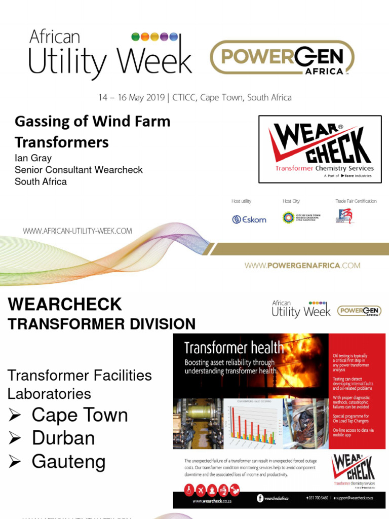 Gassing of Windfarm Transformers IAR Gray Wearcheck 1 | PDF ...