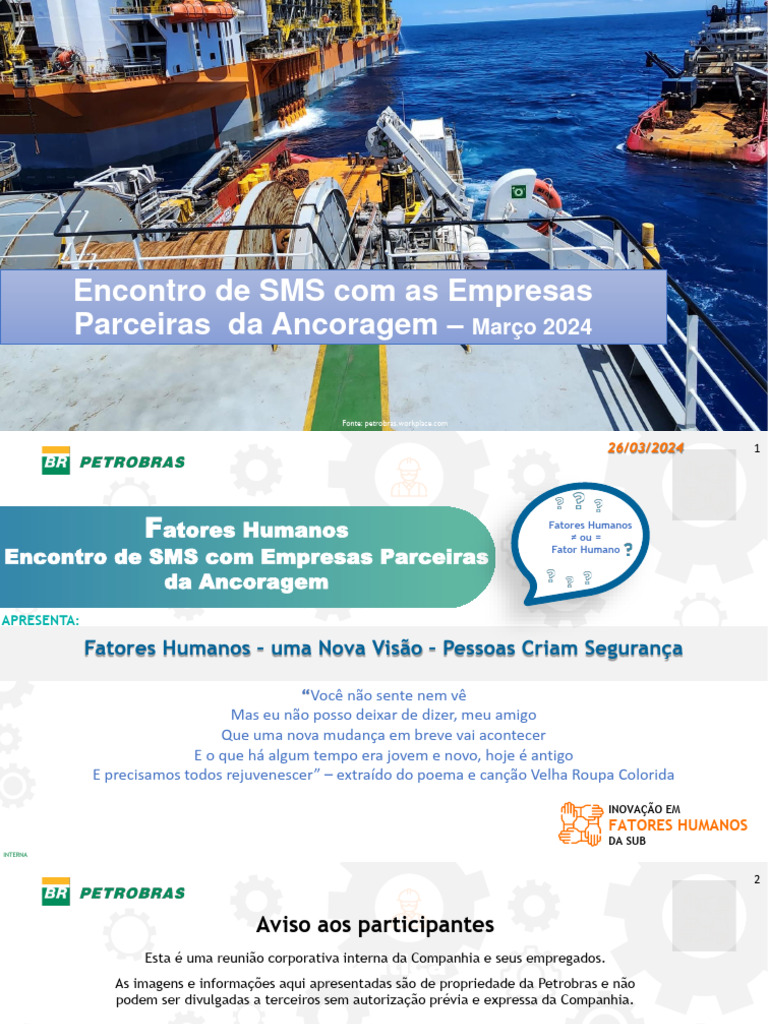 Apresentação_Fatores Humanos_Petrobras | PDF | Aprendizado | Inovação
