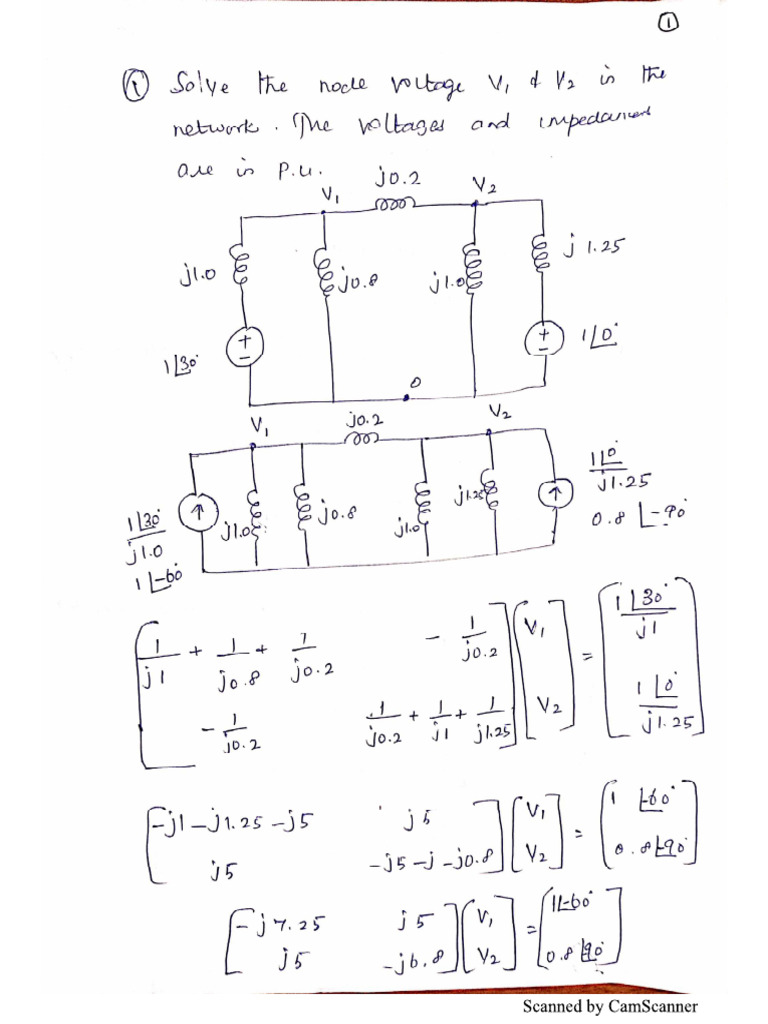 2-Unit 1 - Power System Network Modelling-06-01-2024 | PDF