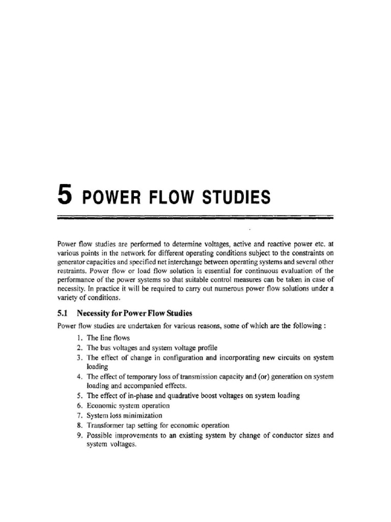 5 Unit Ii Power Flow Analysis 29 01 2024 2 Pdf