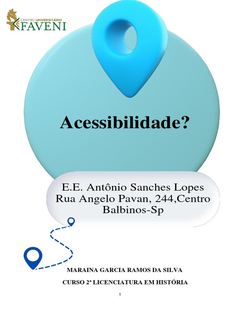 Projeto de Acessibilidade | PDF | Aprendizado | Escolas