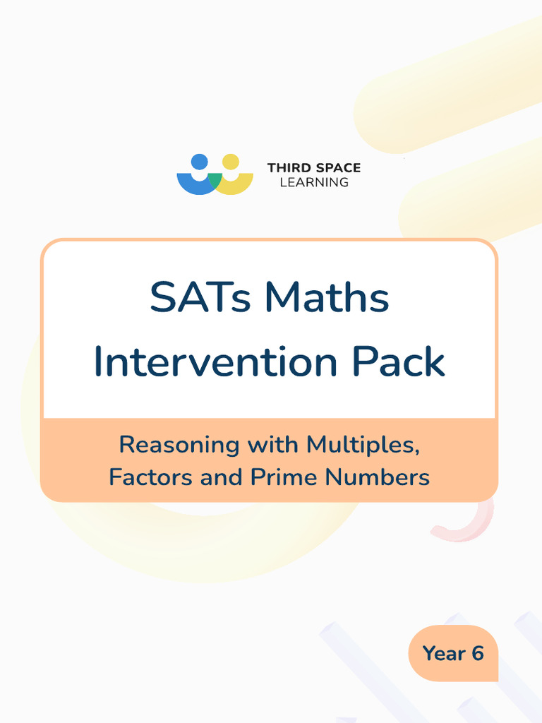 Reasoning With Multiples, Factors and Prime Numbers | PDF ...