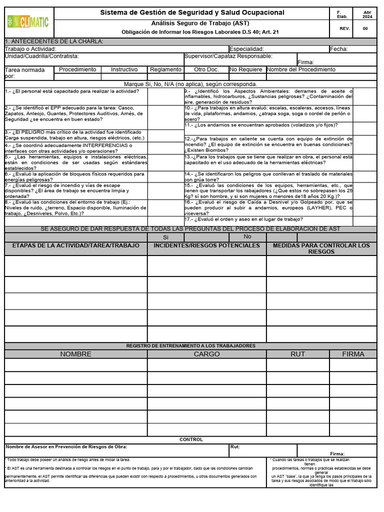 Ast Climatic Rev.00 | PDF