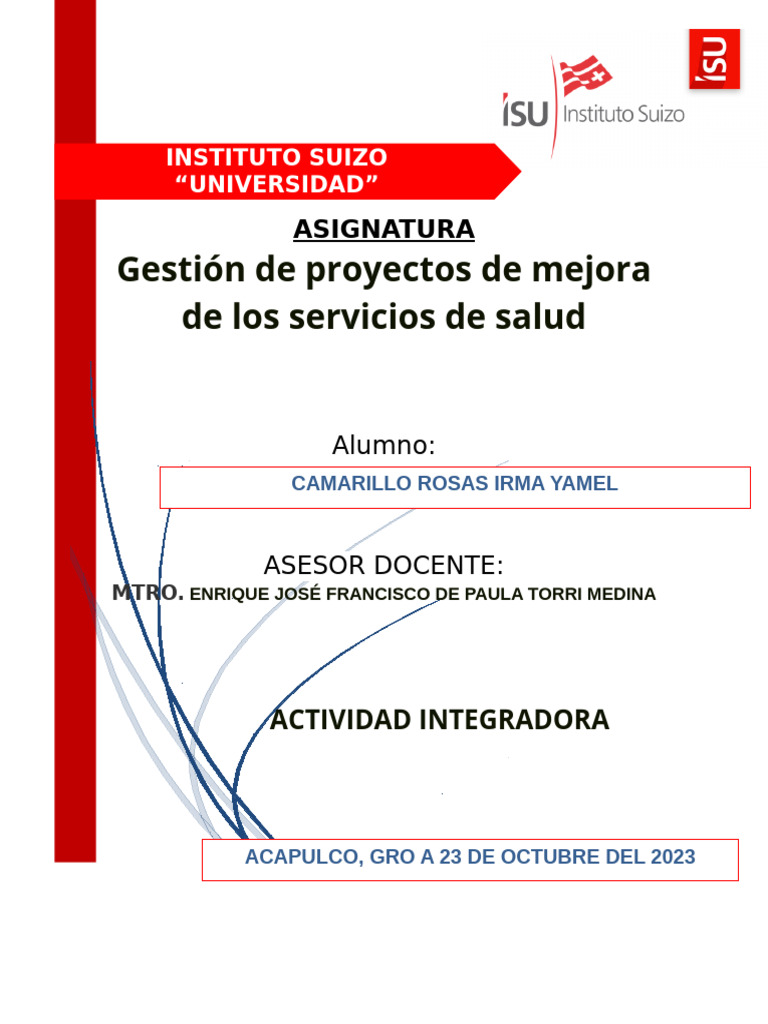 Act. 4. Plan de Calidad Actividad Integradora | PDF | Calidad (comercial) | Evaluación