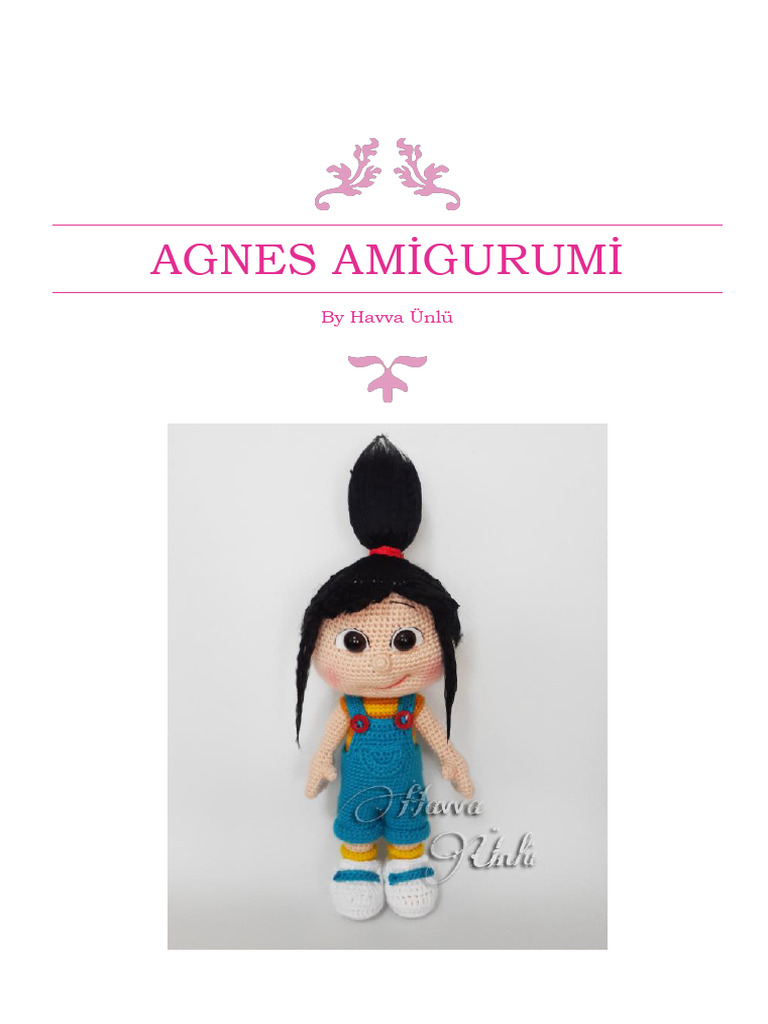 Agnes Doll by Havva Unlu | PDF | Crochet | Yarn