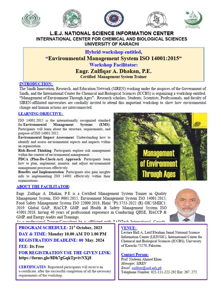 Flyer Iso 14001-2015 | PDF | Hazard Analysis And Critical Control ...