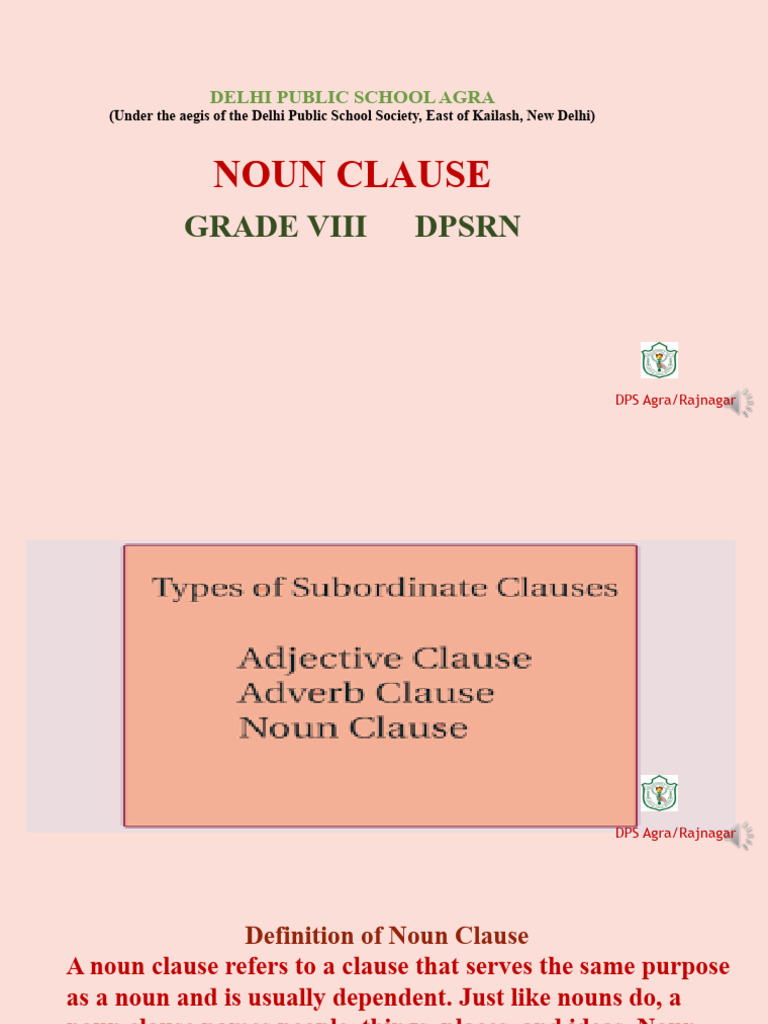 Noun Clause Day 2 2 | PDF | Clause | Subject (Grammar)