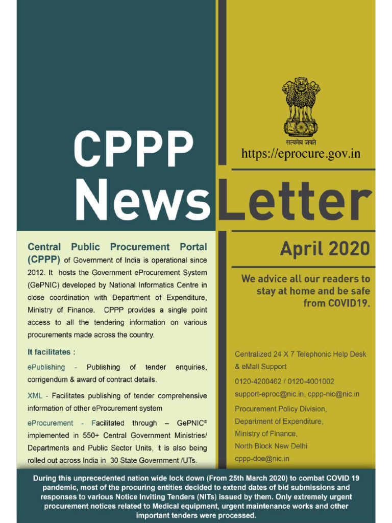 CPPP Newsletter April2020 | PDF