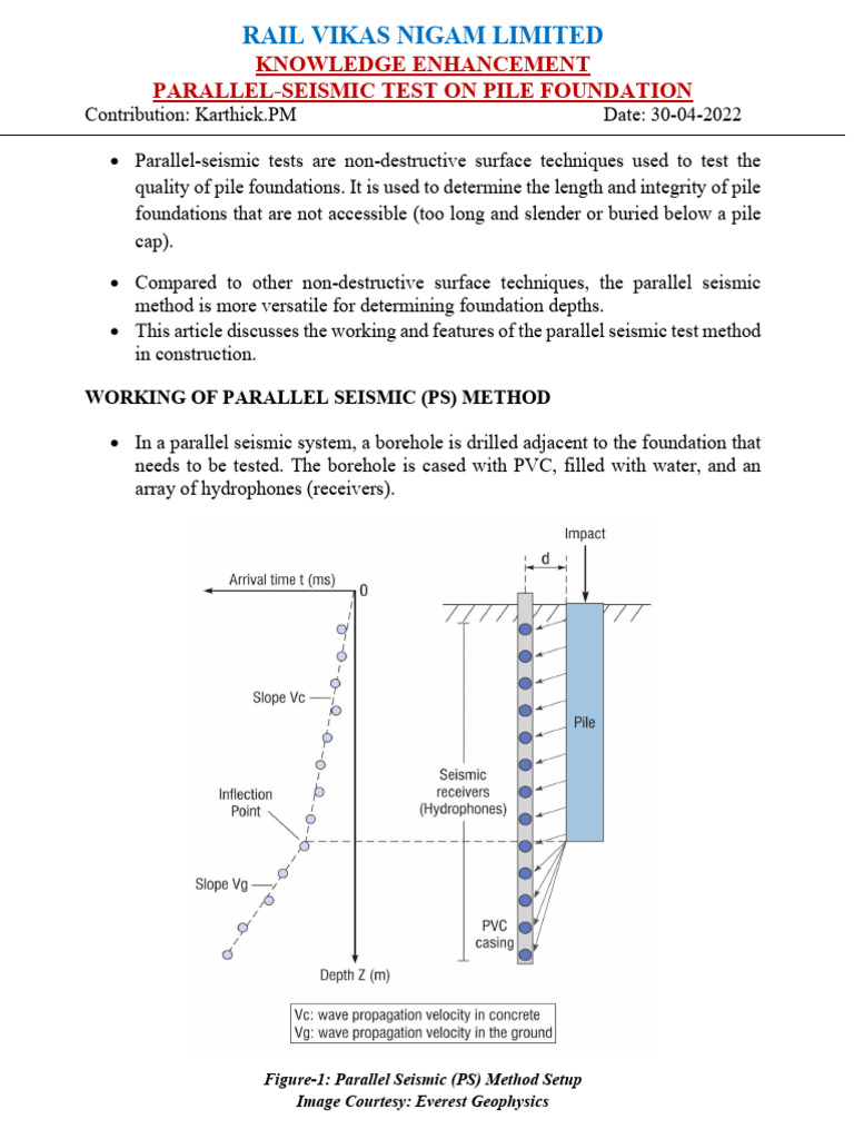 Parallel Seismic Test On Pile Foundation | PDF | Deep Foundation ...