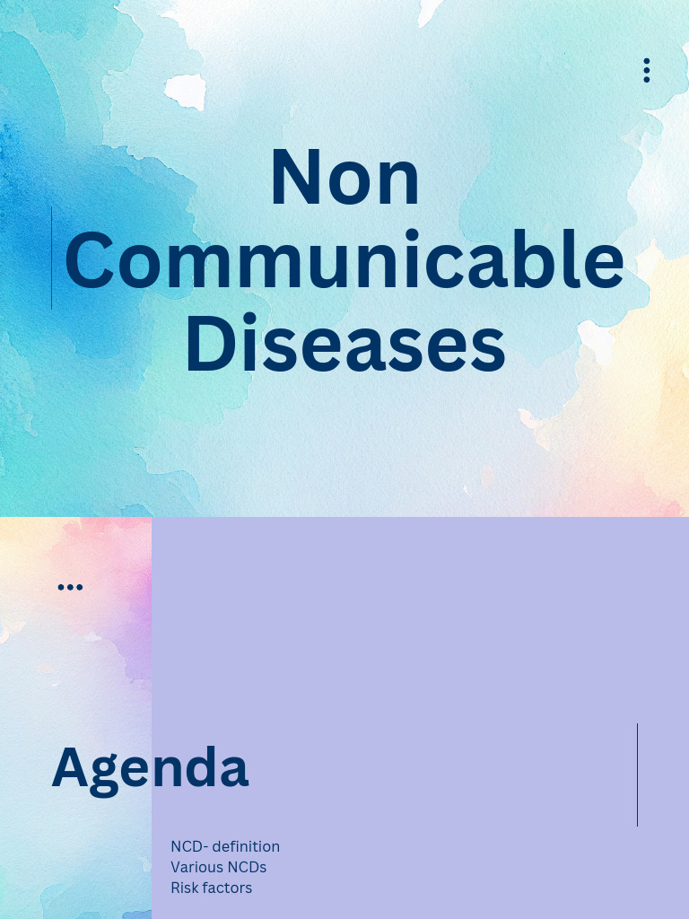 Non Communicable Diseases | PDF | Non Communicable Disease ...