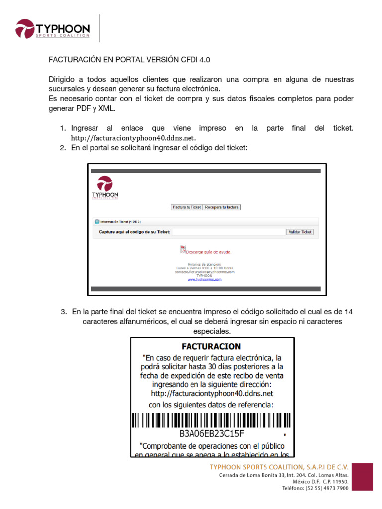 Manual Portal Typhoon | PDF