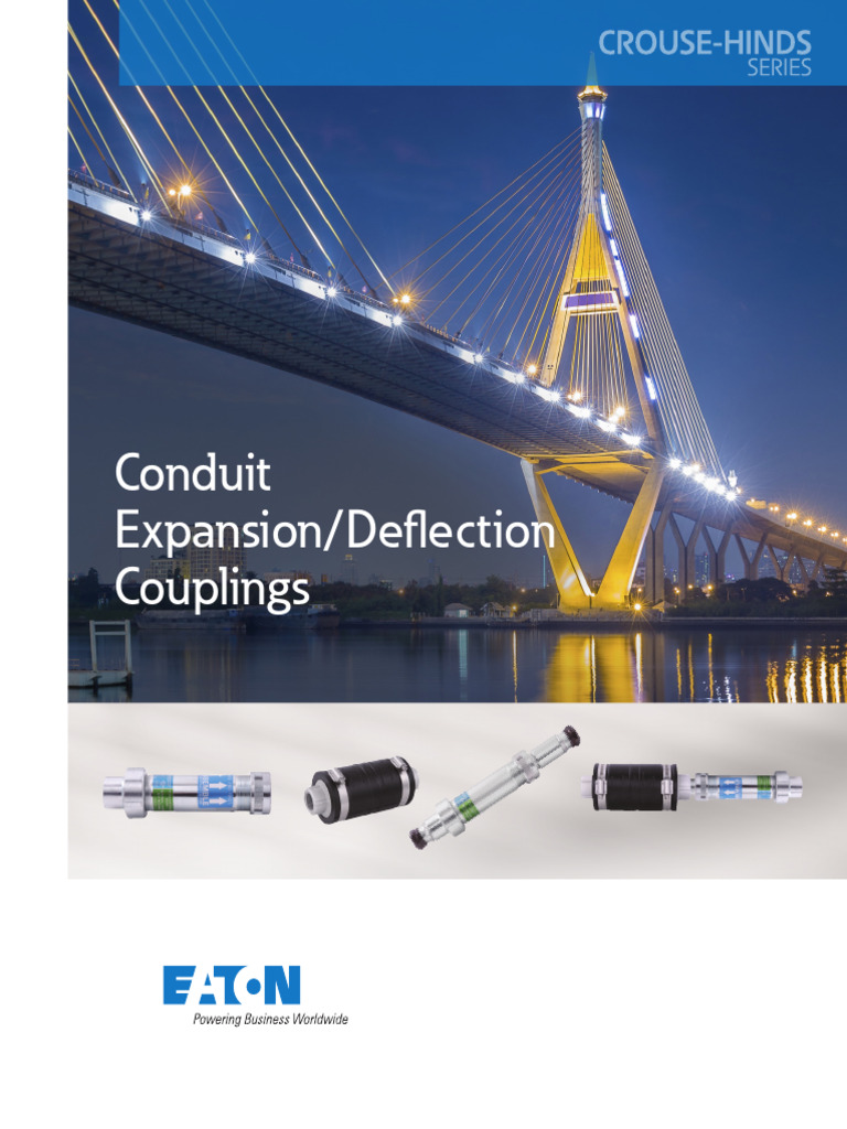 Crouse Hinds Conduit Expansion Deflection Brochure | PDF | Pipe (Fluid ...
