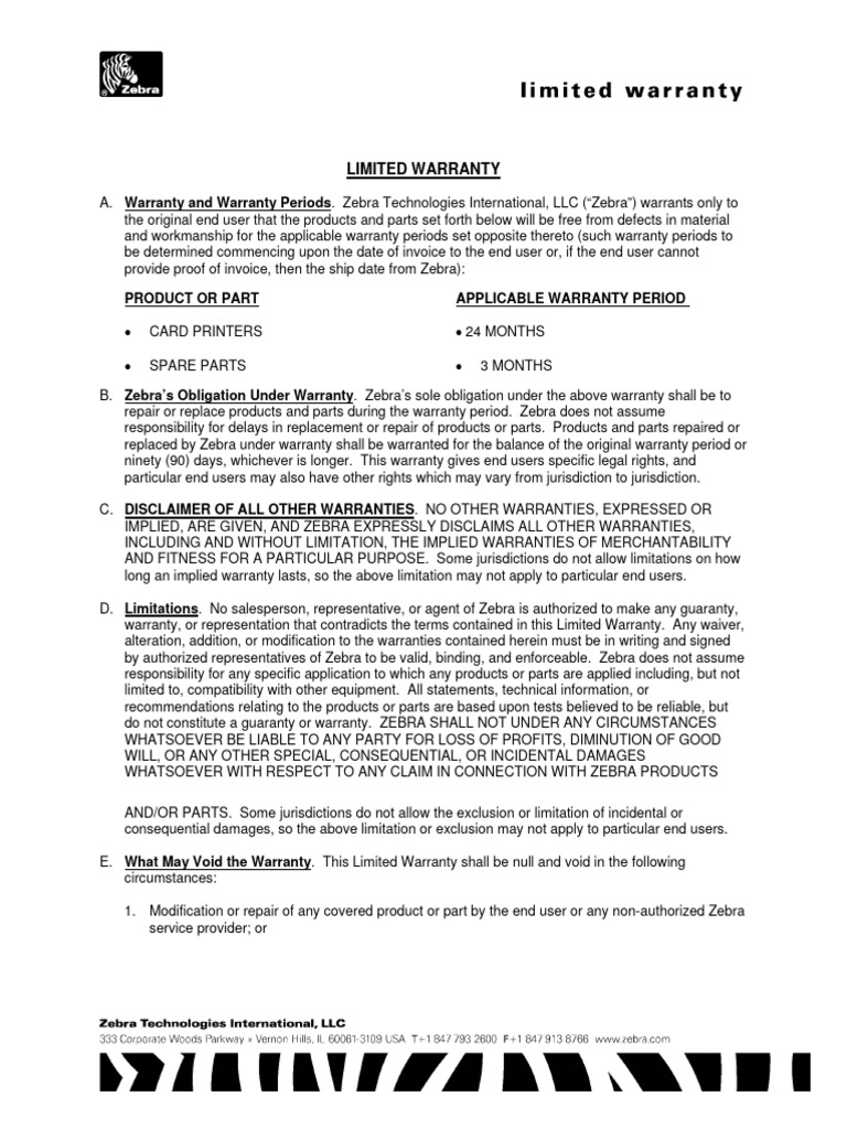 Warranty 1 | PDF | Implied Warranty | Private Law