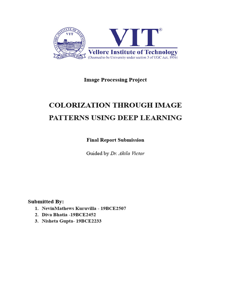 Colorization Through Image Patterns Using Deep Learning | Download Free ... Colorization Through Image Patterns Using Deep Learning | Download Free ...