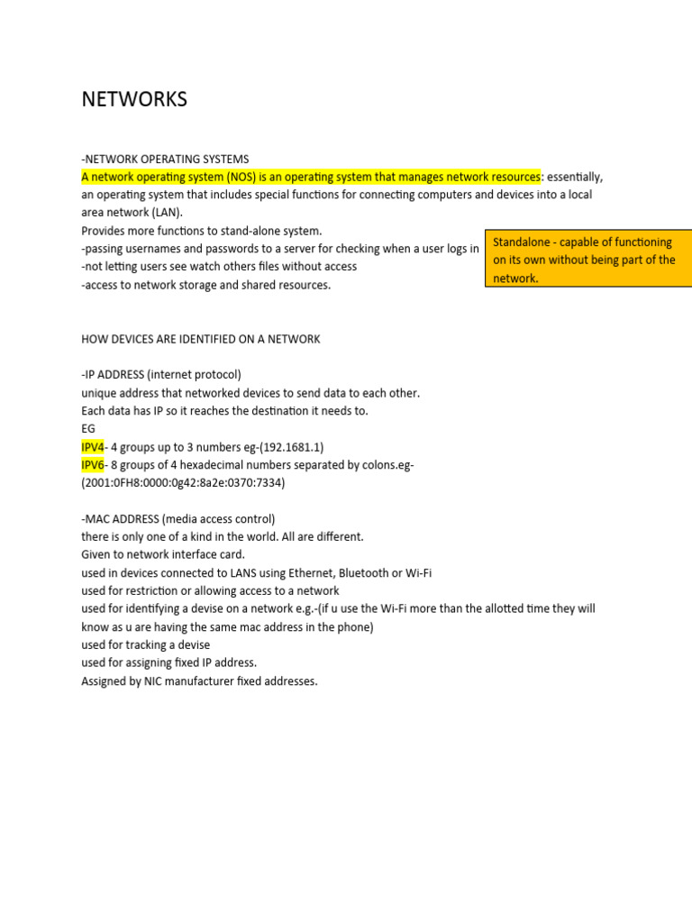 NETWORKS | PDF | Computer Network | World Wide Web