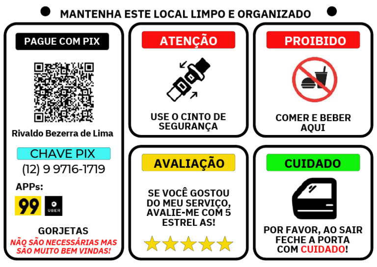 Plaquinha para Uber | PDF