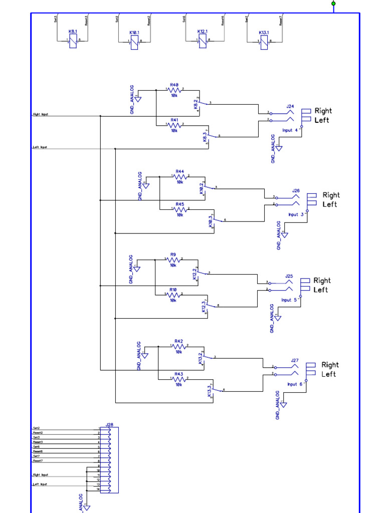 DipTrace Schematic - Analogue Expansion Board - DCH | PDF
