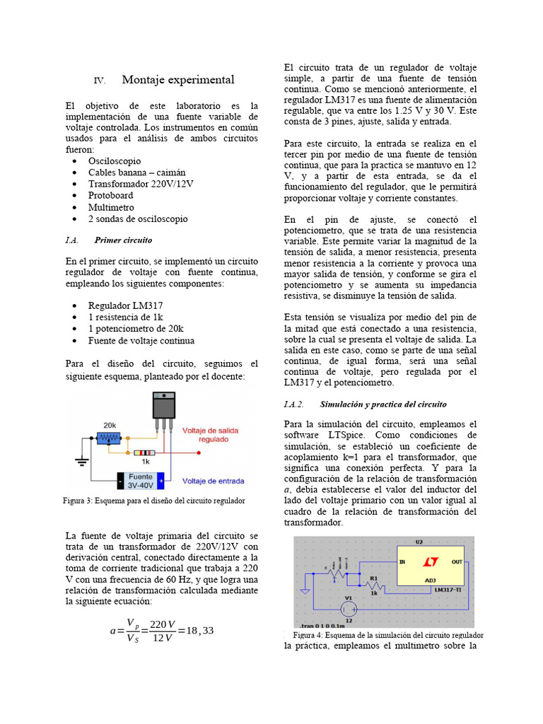 Laboratorio 2 E | PDF | Red eléctrica | Rectificador