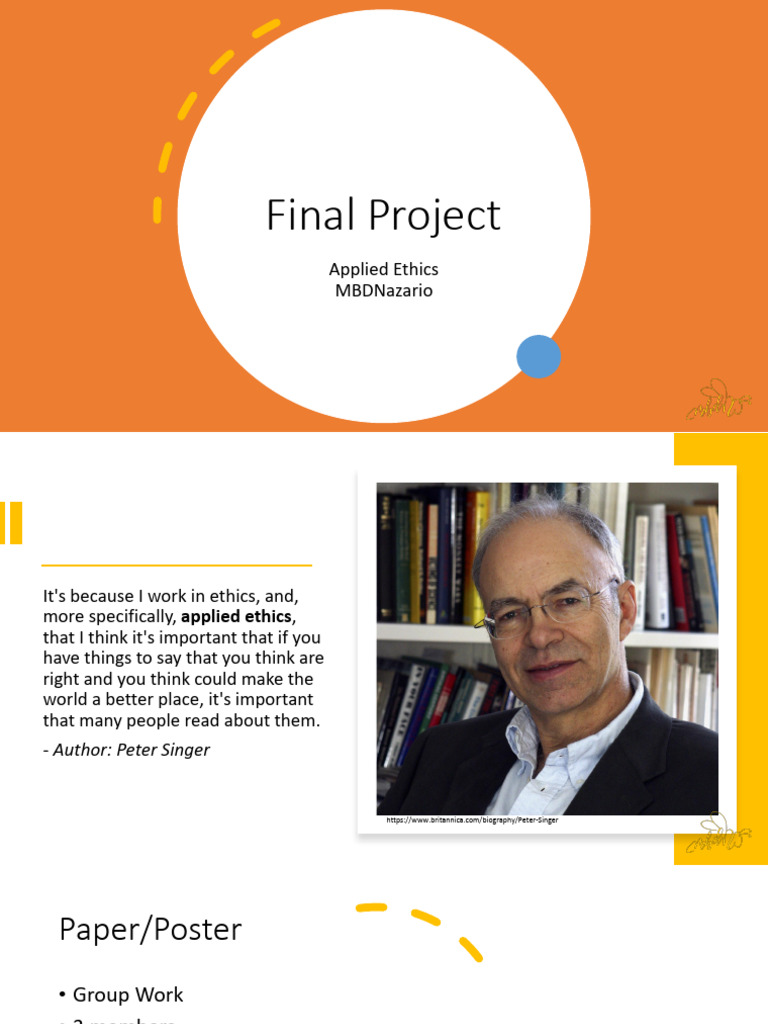 Final Project in Ethics | PDF | Applied Philosophy