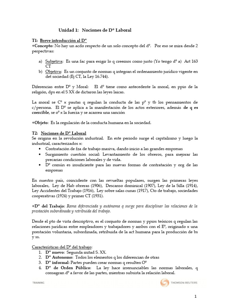 Unidad 4 Resumen | PDF | Derecho laboral | Tiempo de trabajo