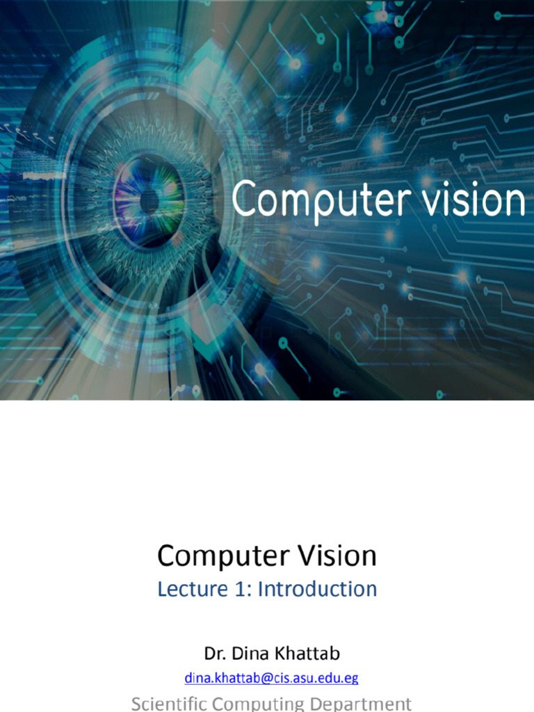 Cv2021-Lec1-Introduction 1600 PDF - Gdrive.vip | PDF