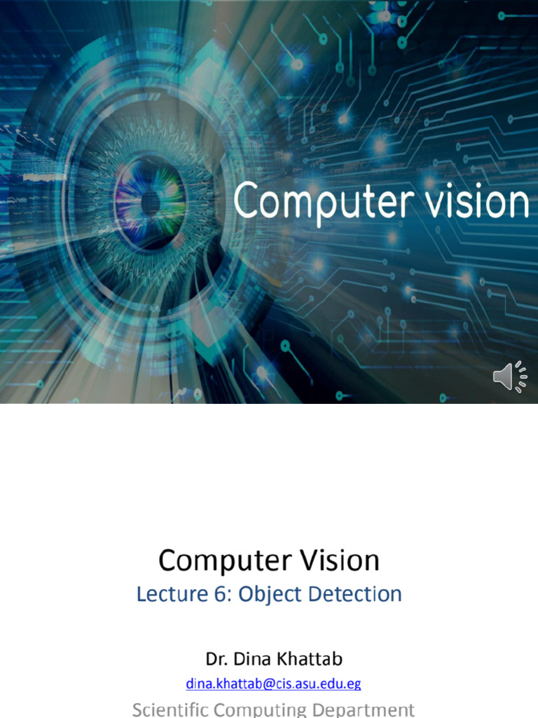 cv2021 Lec6 Object Detection - 1600 - PDF - Gdrive.vip | PDF