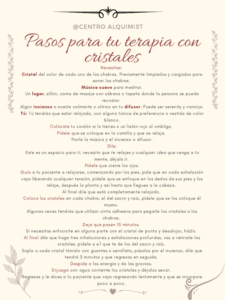 Guía de Terapia con Cristales | PDF | Religión y espiritualidad