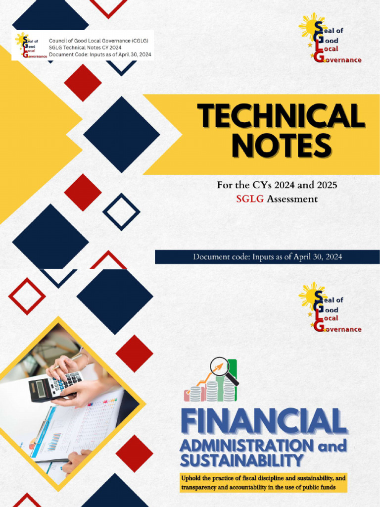 SGLG Technical-Notes 2024 | PDF | Audit | Auditor's Report