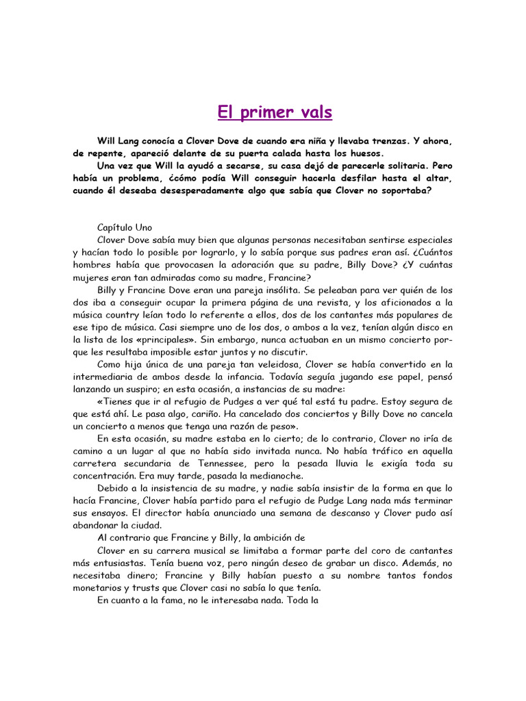 El primer vals | PDF
