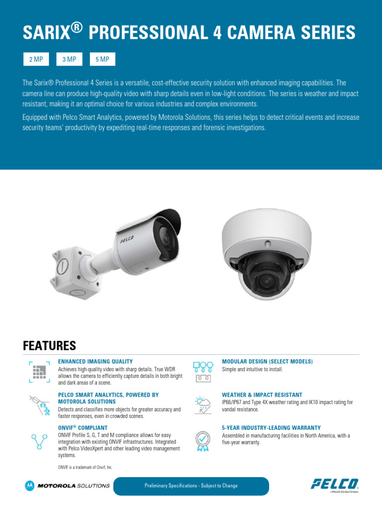 srxp4-2v10-emd - datasheet | PDF | Frame Rate