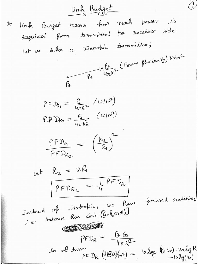 Link Budget | PDF